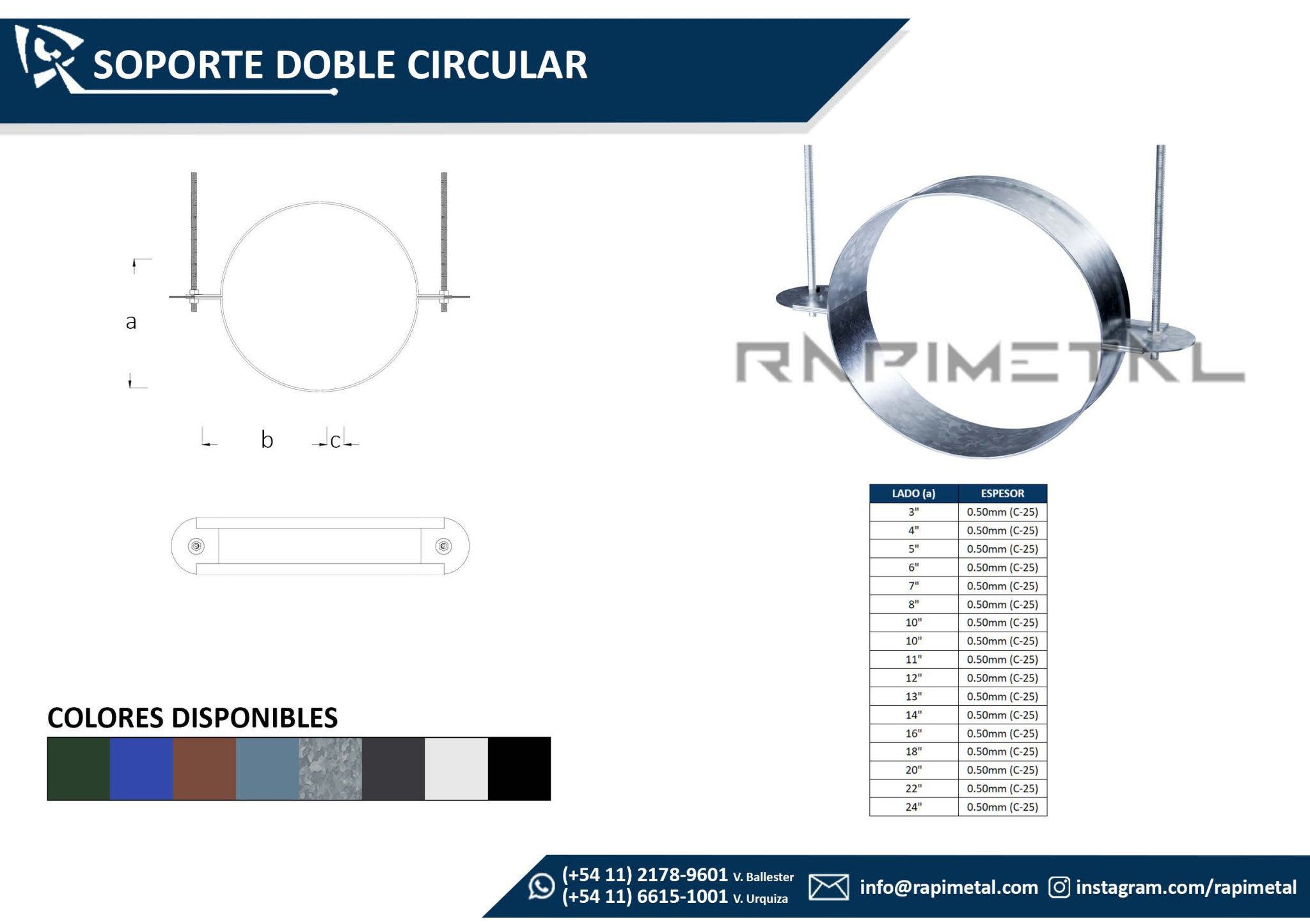 Soportes – RAPIMETAL